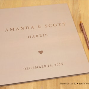 Personalized Wedding Guest Book Real Foil Formal Book - Etsy