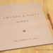 Personalized Wedding Guest Book Real Foil Formal Book - Etsy