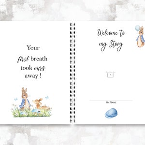 Peter Rabbit Baby Boy Book Baby Journal Milestone Journal - Etsy