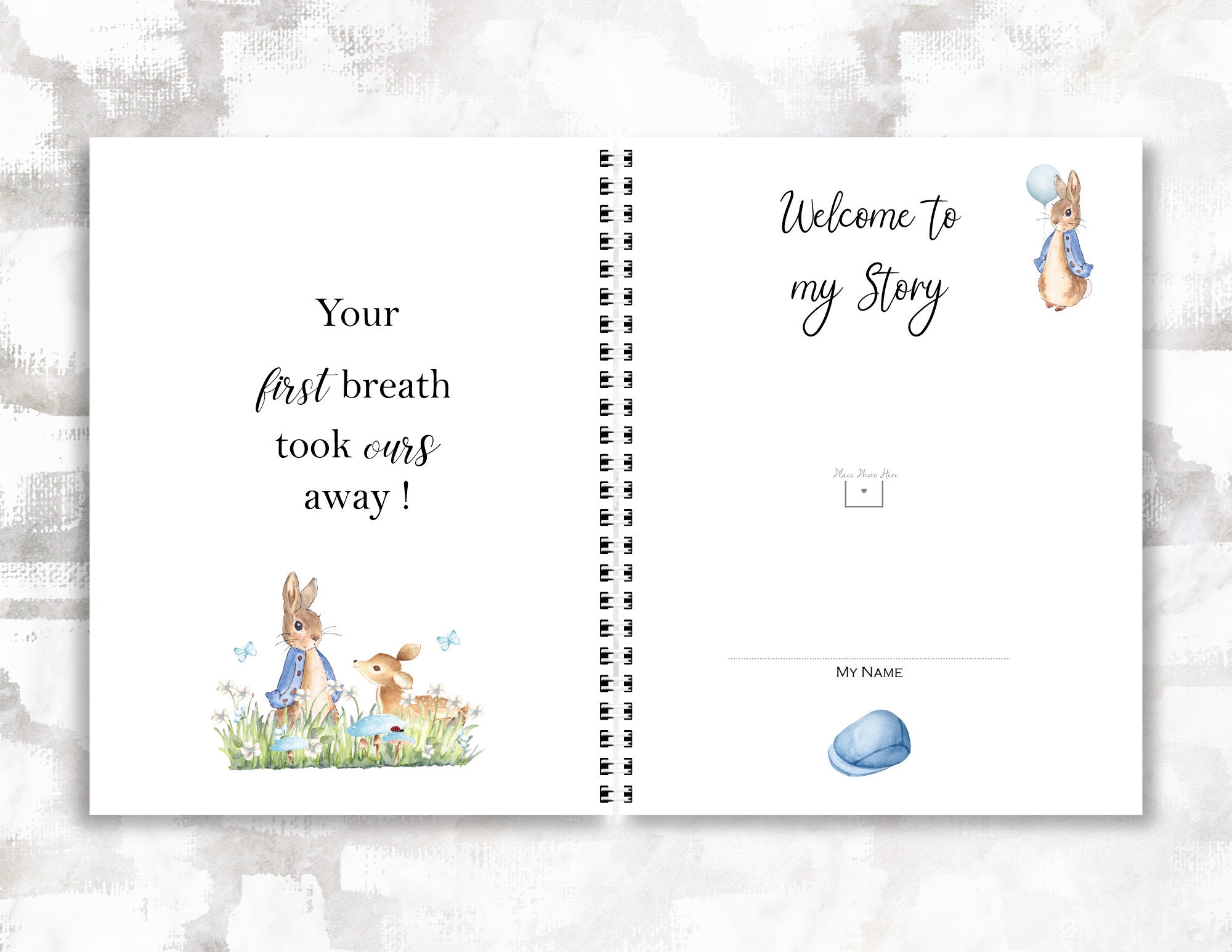 Peter Rabbit Baby Boy Book Baby Journal Milestone Journal - Etsy