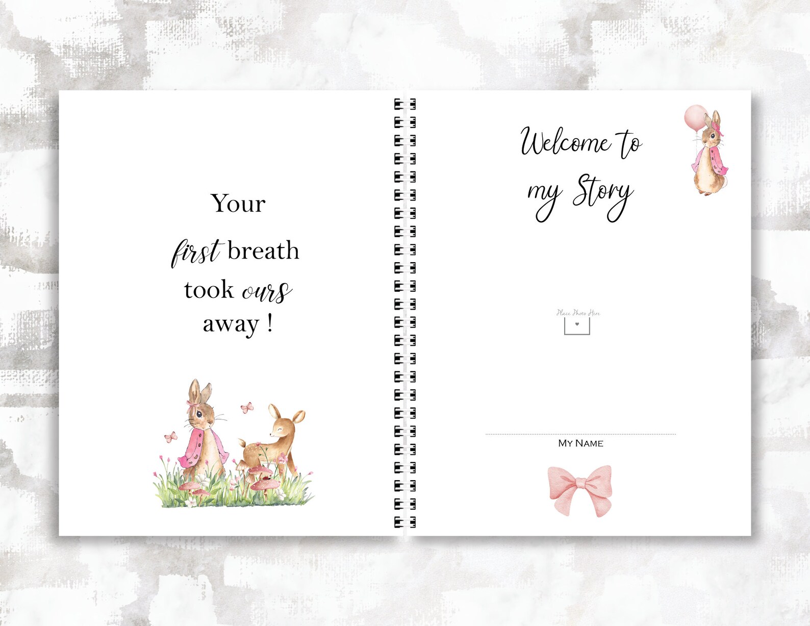 Peter Rabbit Baby Girl Book, Peter Rabbit Nursery, Gender Reveal Gift ...