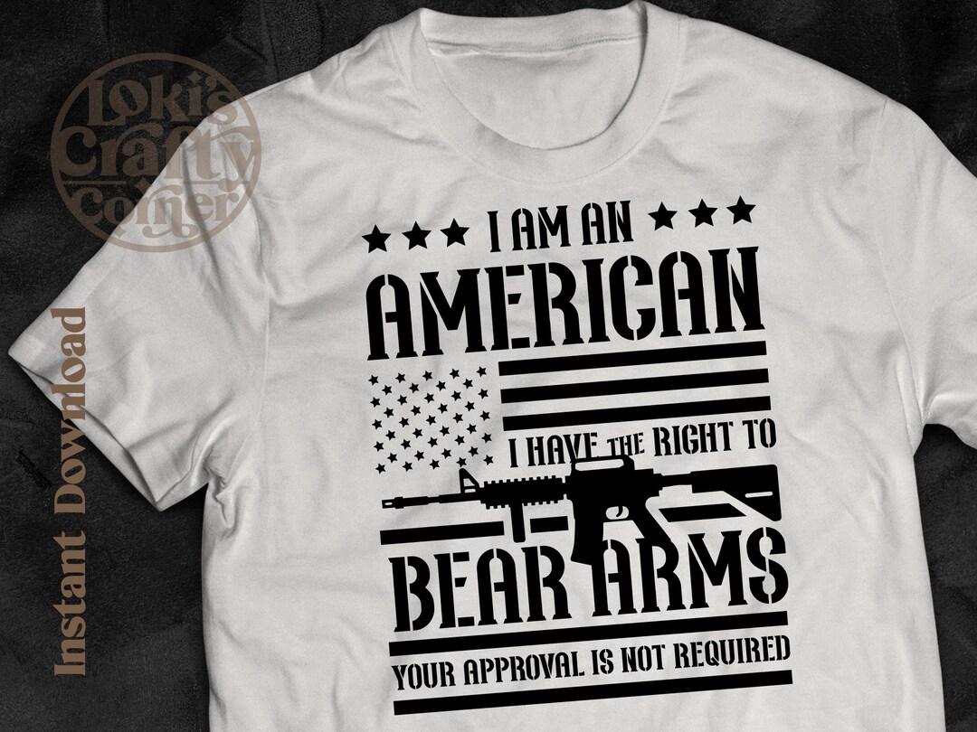 Right to Bear Arms Svg Defend the Second Amendment Svg Patriotic Svg ...