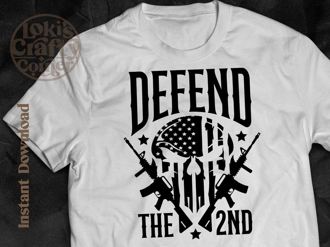Defend Second Svg Defend the 2nd Svg USA Skull Svg PNG Patriotic Design ...