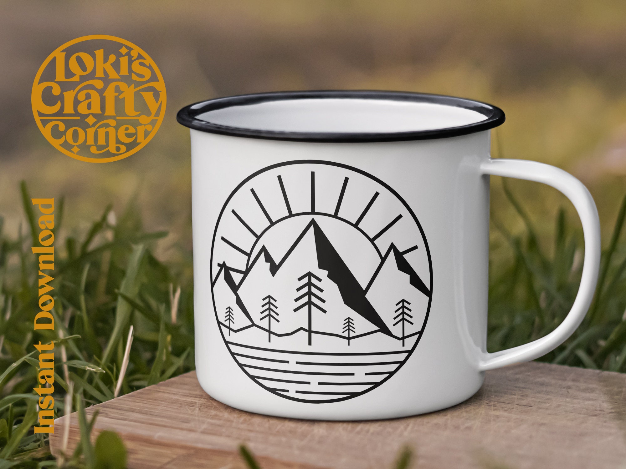 Mountains SVG Forest Svg File for Cricut Travel Outdoor - Etsy