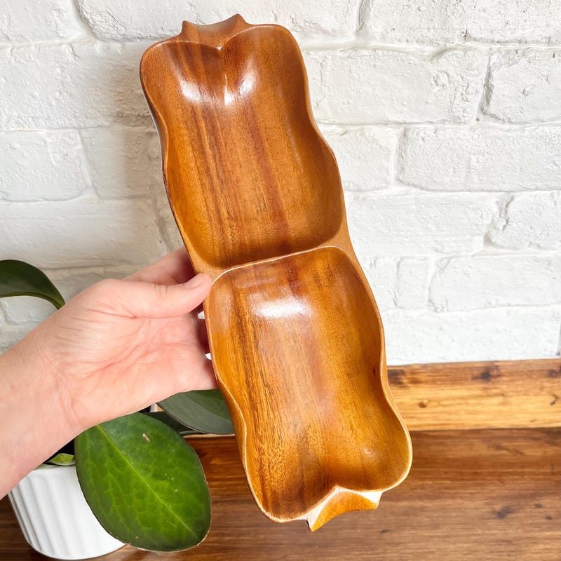 Vintage Hawaii Wood Tray - Etsy