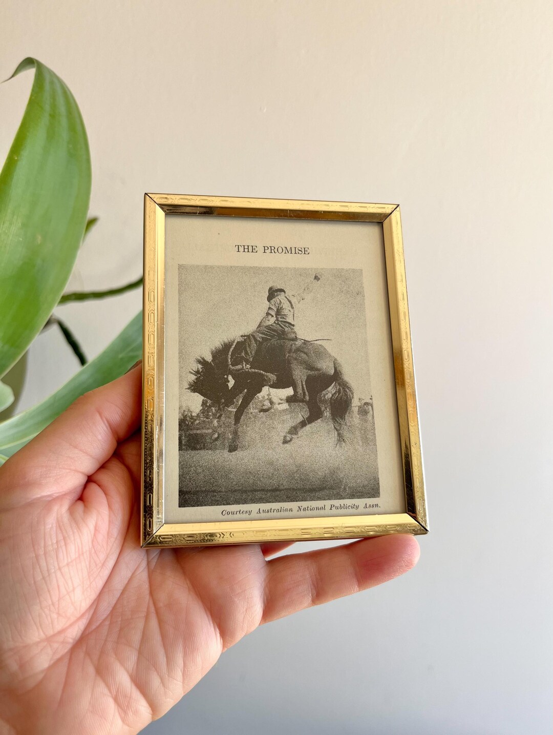 Vintage Gold Metal Small Photo Frame - Unique Retro Vintage Home ...