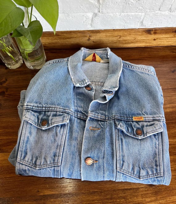 Vintage Rustler 1980s Jean Jacket - Retro Clothing - … - Gem