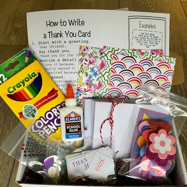 Thank You Card Kits - Etsy