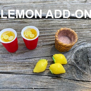 Lemonade Stand, Elf Lemonade Stand, Miniature Lemonade Stand, Elf Prop ...