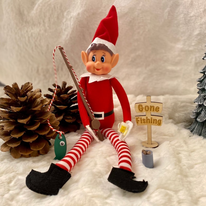 Elf on the Shelf Fishing - Etsy