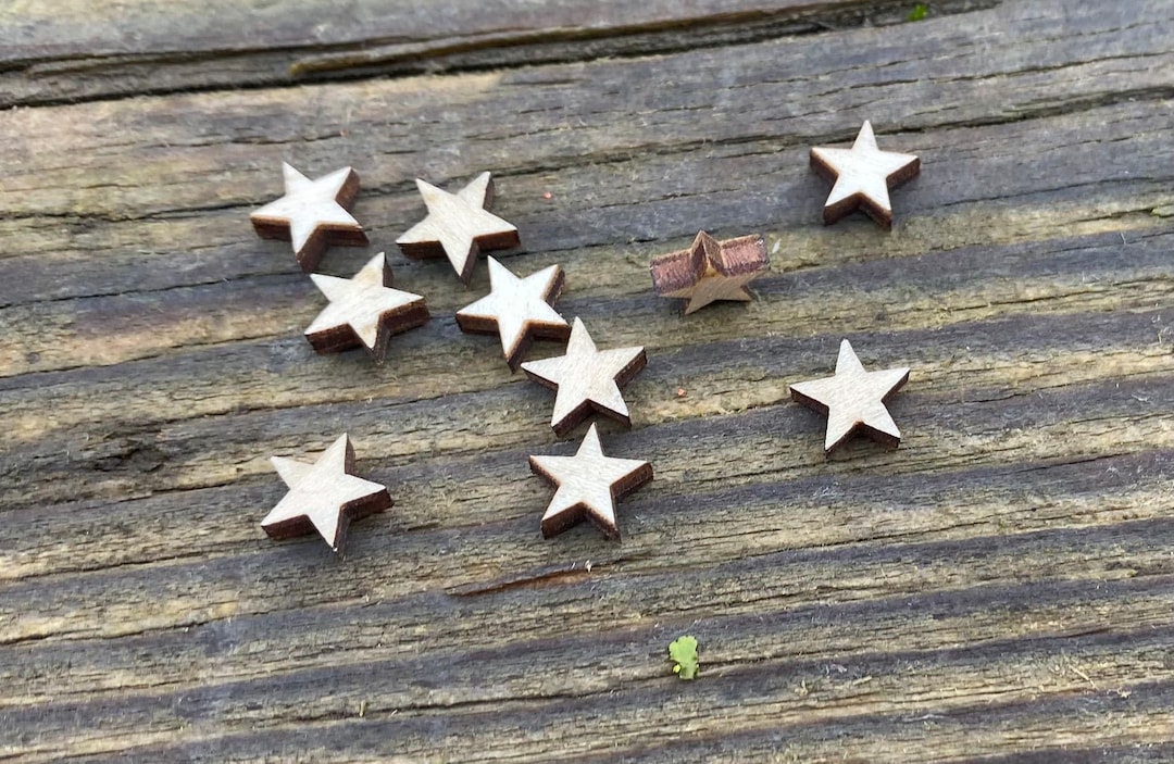 Miniature Wood Star, Mini Star, Miniature Star, Small Wood Star - Etsy