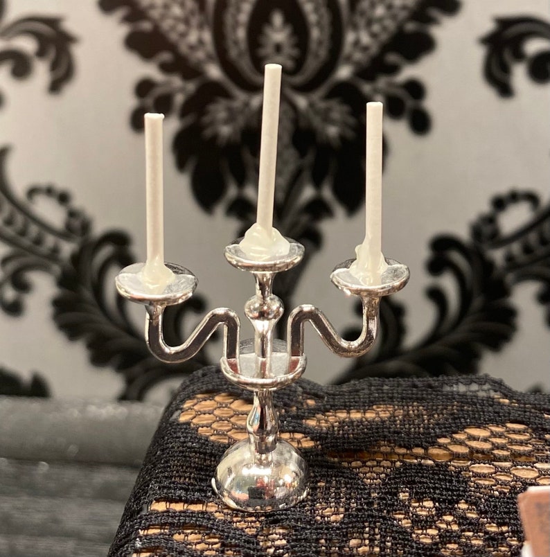 Miniature Candelabra; Mini Candle Holder - Etsy