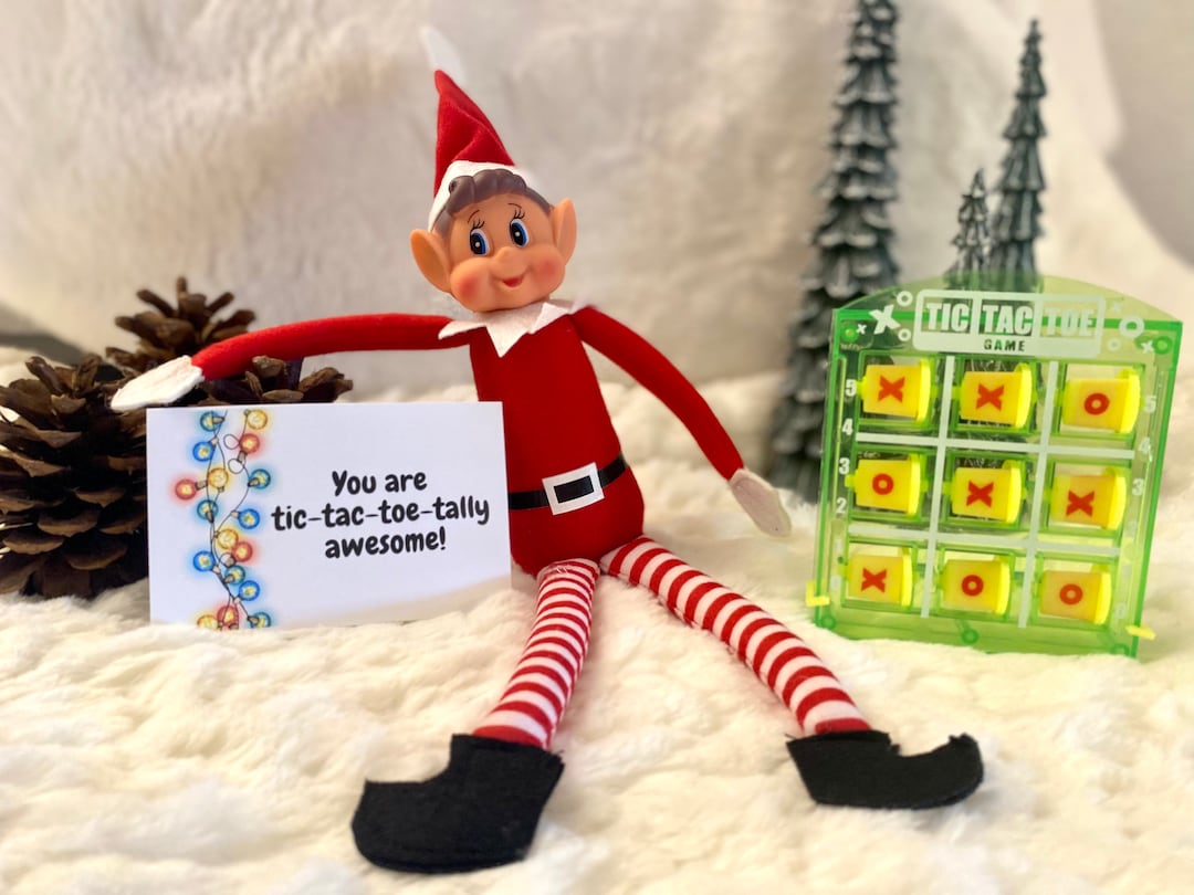 Elf Tic-tac-toe Kit, Single Scene; Elf Prop; Elf Accessories, Elf Game ...