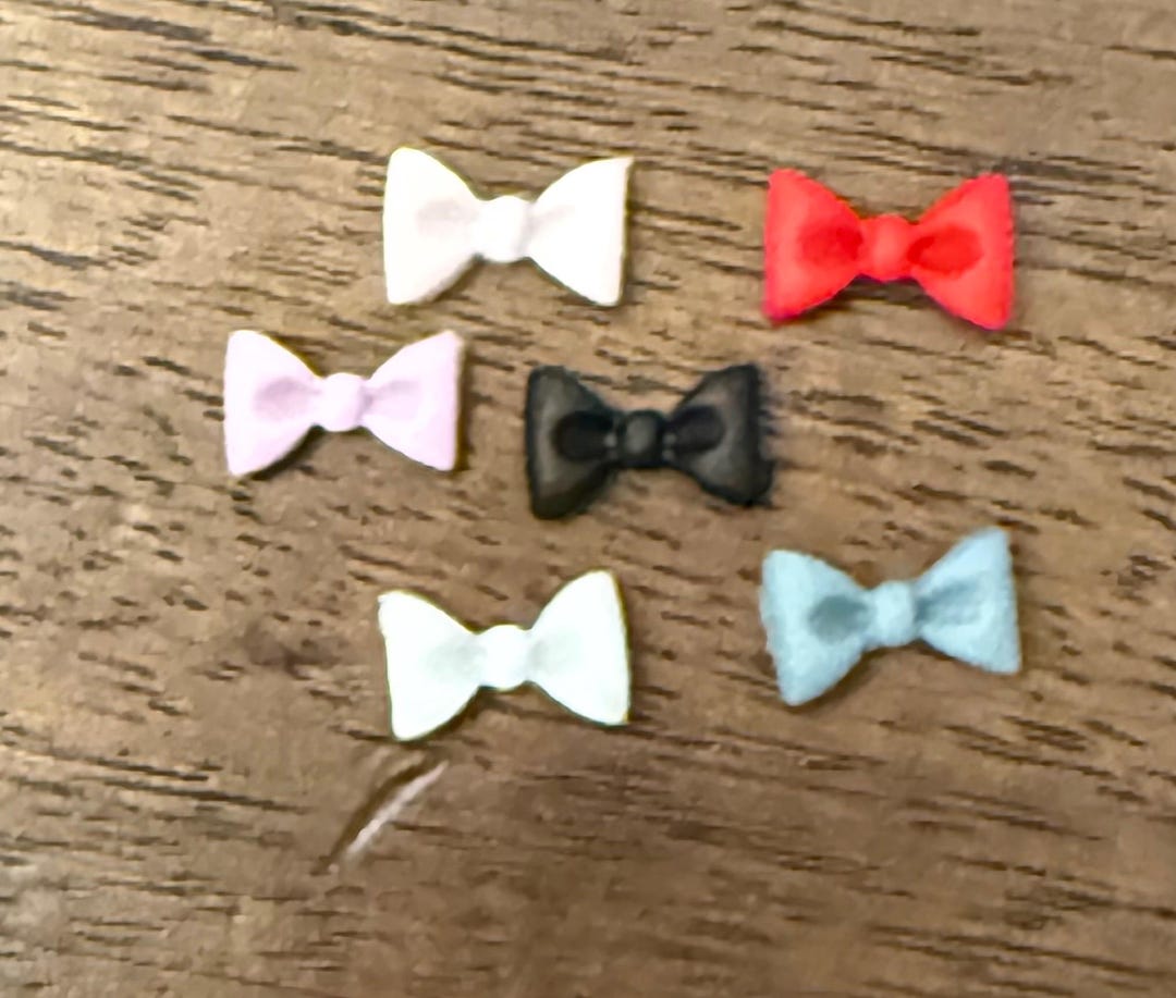 Miniature Resin Bow Tie, Small Bow Tie, Miniature Bow Tie, Small Bow ...