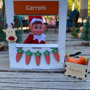 Carrot Stand, Elf Carrots for Reindeer Stand, Elf Kit, Elf Prop, Elf ...