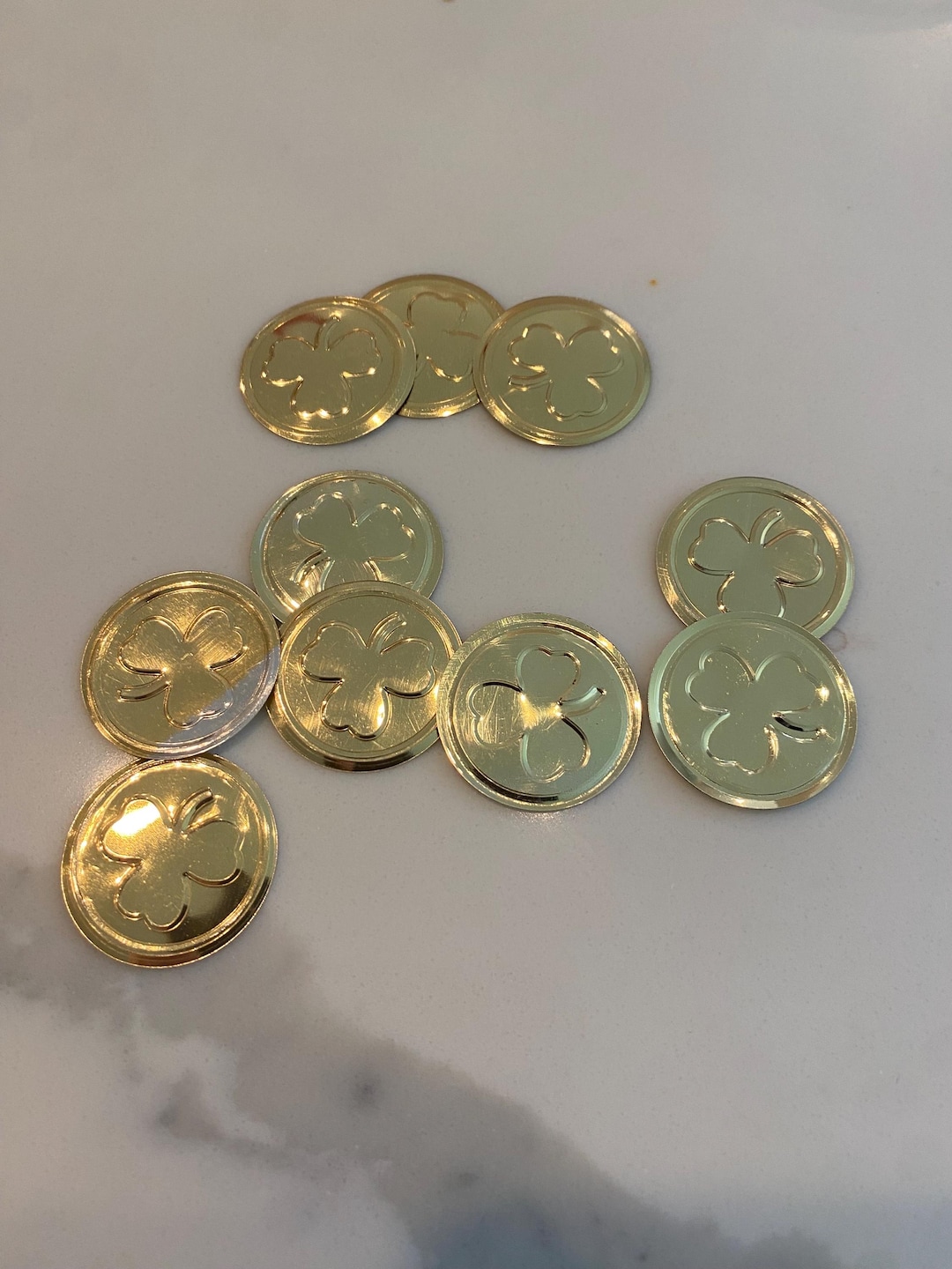 Miniature Green Shamrock; Set of 10 (large or Small); Mini Shamrock ...