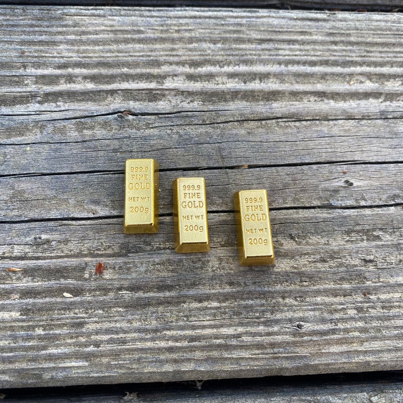 Miniature Gold Bar - Etsy