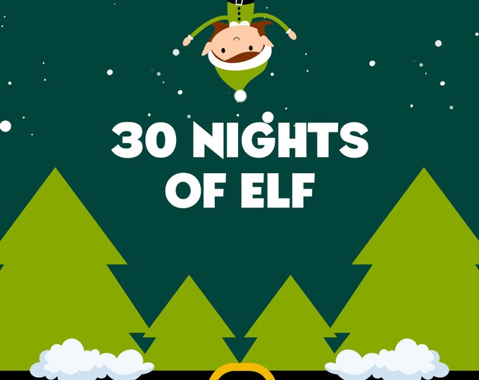 30-day Elf Antics Kit With Accessories and Scenes, Ready to Ship - Etsy