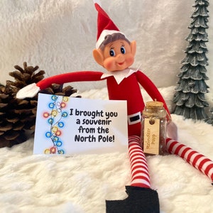 Elf Poop, Santa Poop, OR Reindeer Poop Kit, Single Scene, Elf Prop, Elf ...