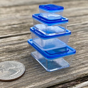 Miniature Storage Containers; Dollhouse Storage - Etsy