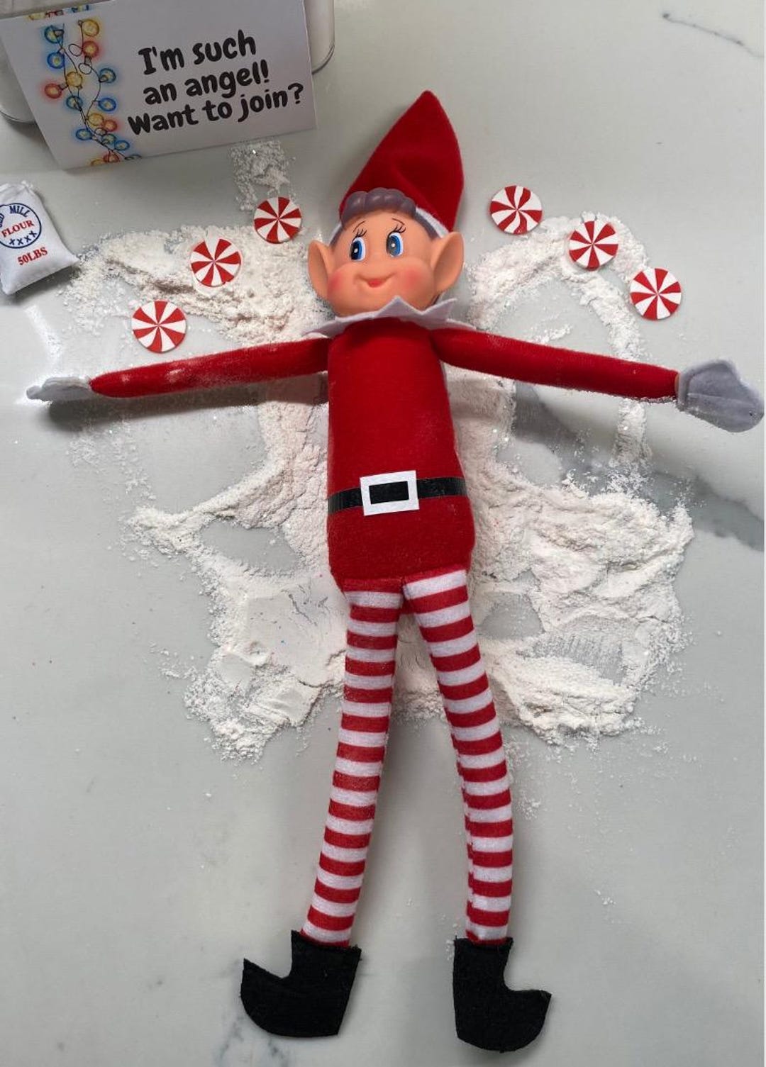 Elf Show Angel Scene; Elf Prop, Elf Antics, Elf Accessories - Etsy