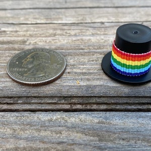 Mini PRIDE Rainbow Hat, Miniature Pride Hat, Pride Hat, Miniature Pride ...