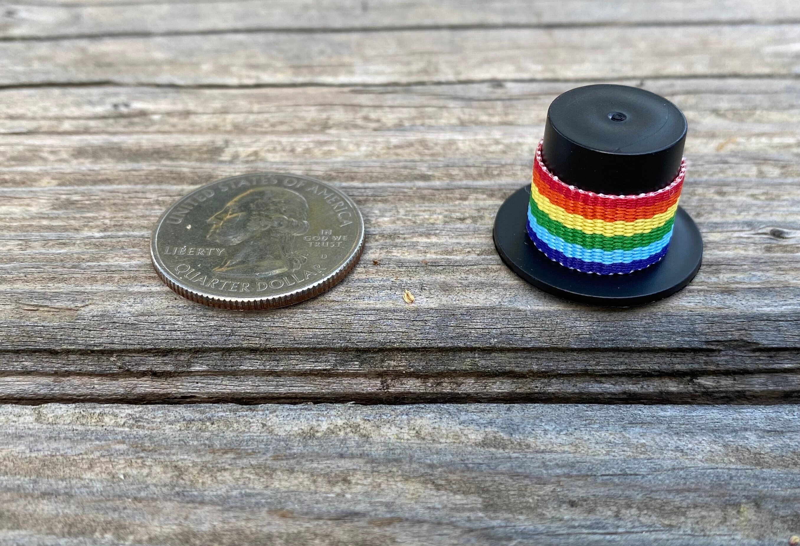Mini PRIDE Rainbow Hat, Miniature Pride Hat, Pride Hat, Miniature Pride ...