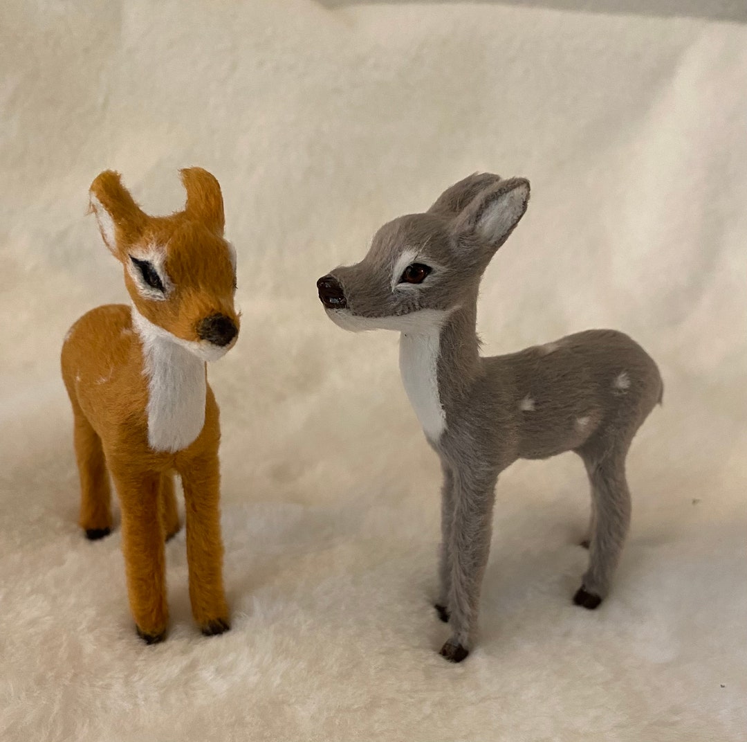 Miniature Deer, Small Deer, Miniature Reindeer, Small Reindeer - Etsy