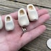 Miniature Wood Shoes, Miniature Wood Clogs, Elf Shoes, Leprechaun Shoes ...