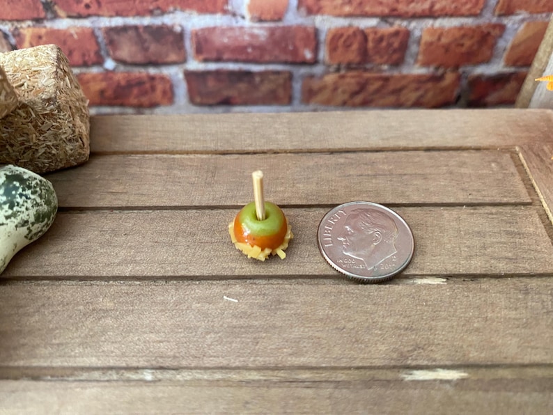 Miniature Carmel Apple, Mini Carmel Apple, Fall Apple - Etsy