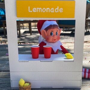 Lemonade Stand, Elf Lemonade Stand, Miniature Lemonade Stand, Elf Prop ...