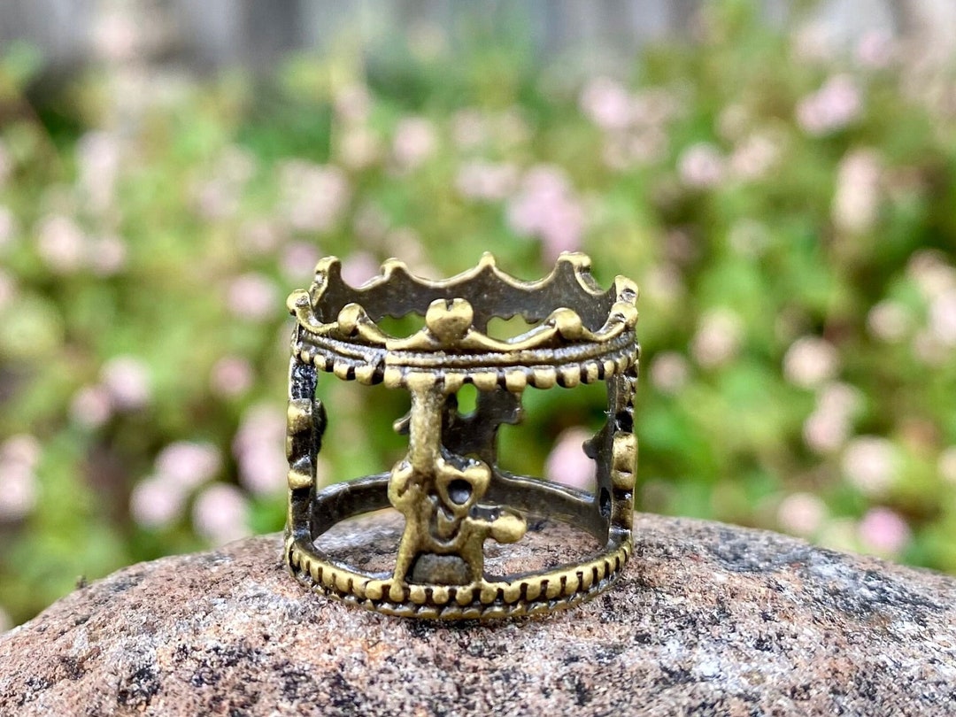 Miniature Carousel Crown, Fairy Crown, Miniature Garden, Dollhouse ...