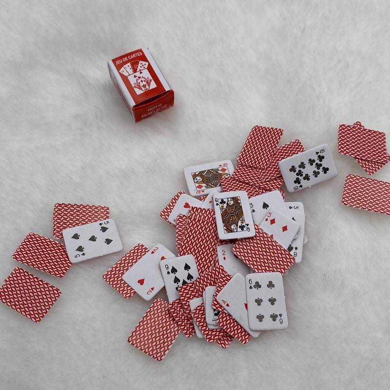 Miniature Playing Cards - Etsy