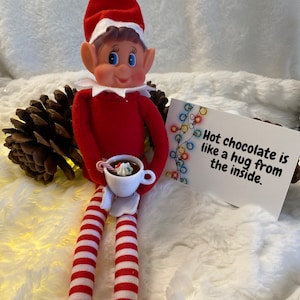 Elf Miniature Hot Chocolate Kit; Miniature Hot Cocoa; Elf Prop; Elf ...