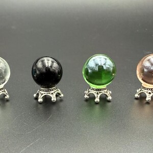 Miniature Crystal Ball; Dollhouse Crystal Ball - Etsy