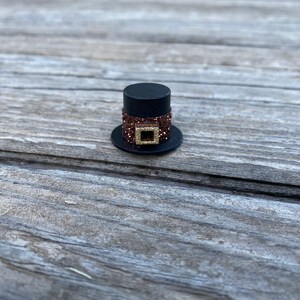 Mini Thanksgiving Hat, Miniature Pilgrim Hat, Mini Holiday Hat, Mini ...