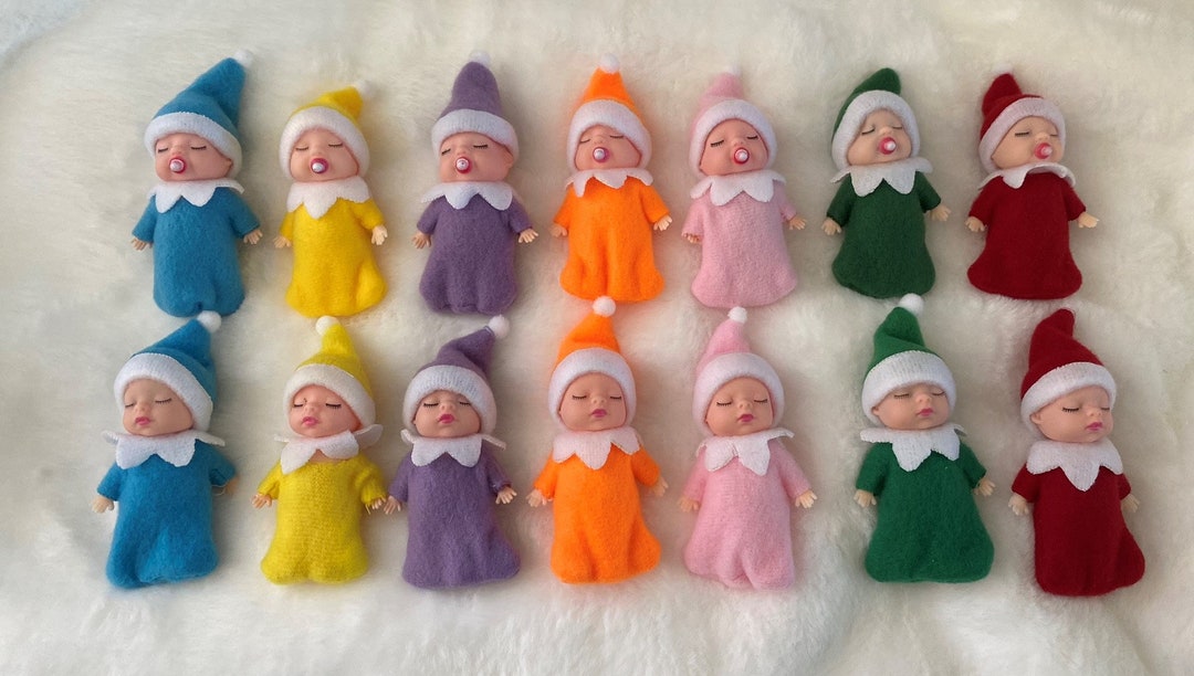 Elf Baby is Back Sleeping Baby Elf, Binky Baby Elf - Etsy