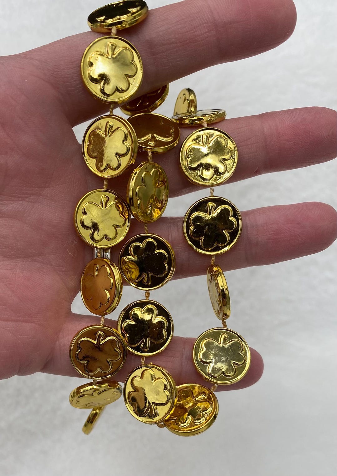 Miniature Gold Coin Garland, Leprecahun Trap Decor (multiple Sizes) - Etsy