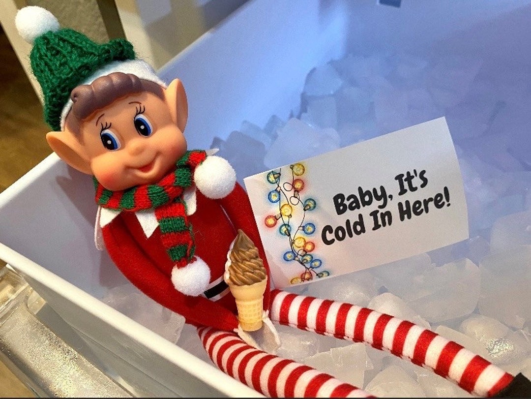 Elf Freezer Scene Kit, Single Scene, Elf Prop, Elf Accessories, Elf ...