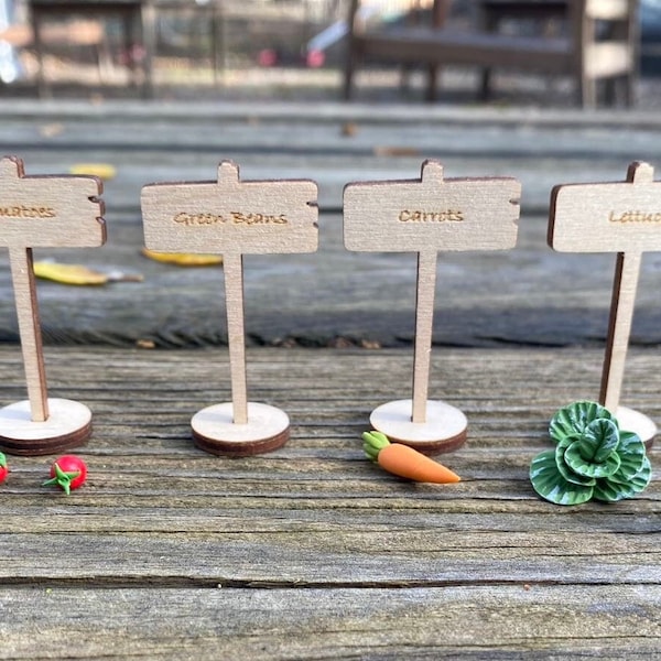 Miniature Vegetable Garden - Etsy