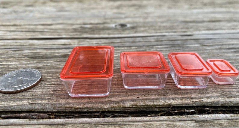 Miniature Storage Containers; Dollhouse Storage - Etsy