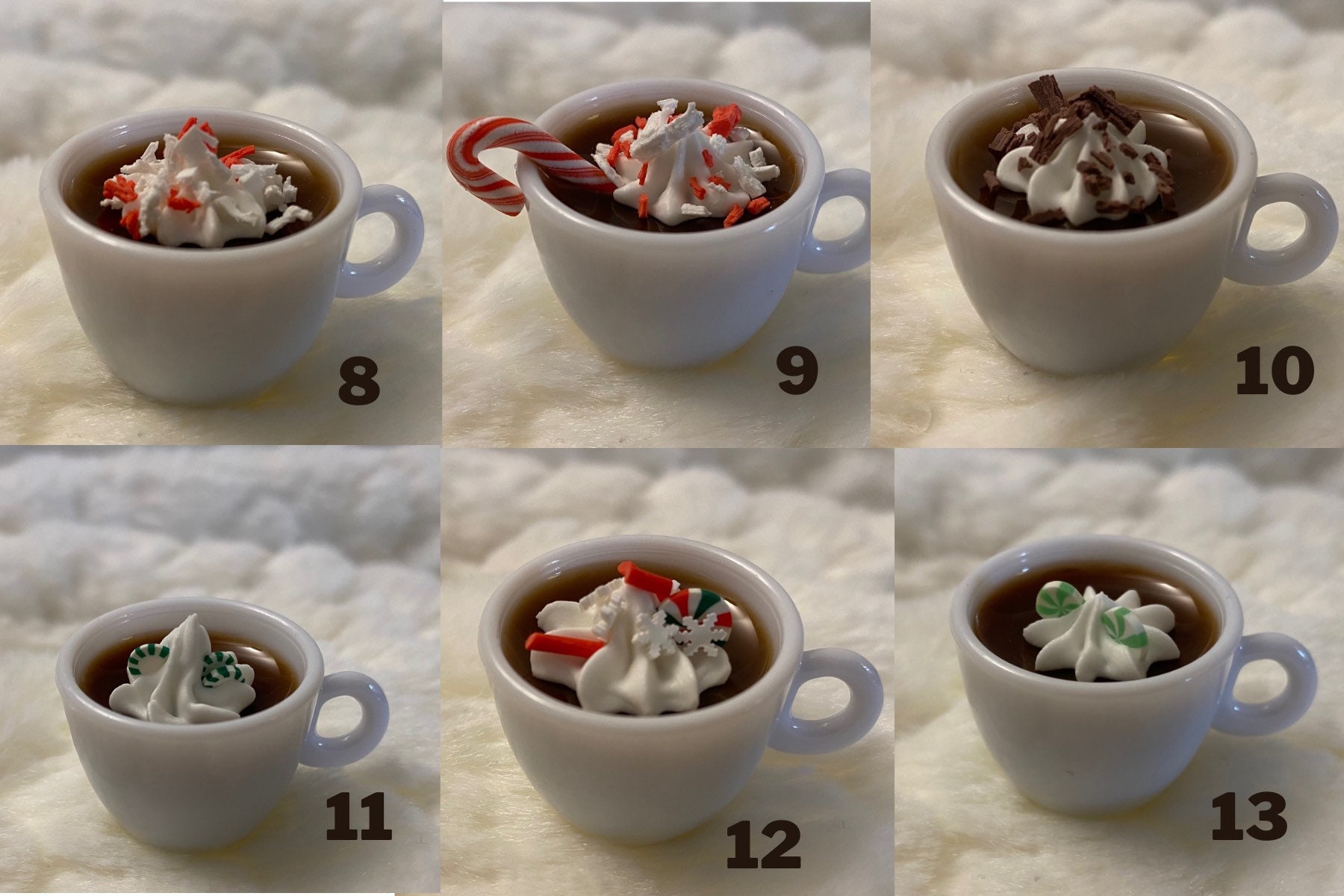 Miniature Hot Chocolate; Miniature Hot Cocoa; 1:3 Scale Cocoa; Elf Prop ...