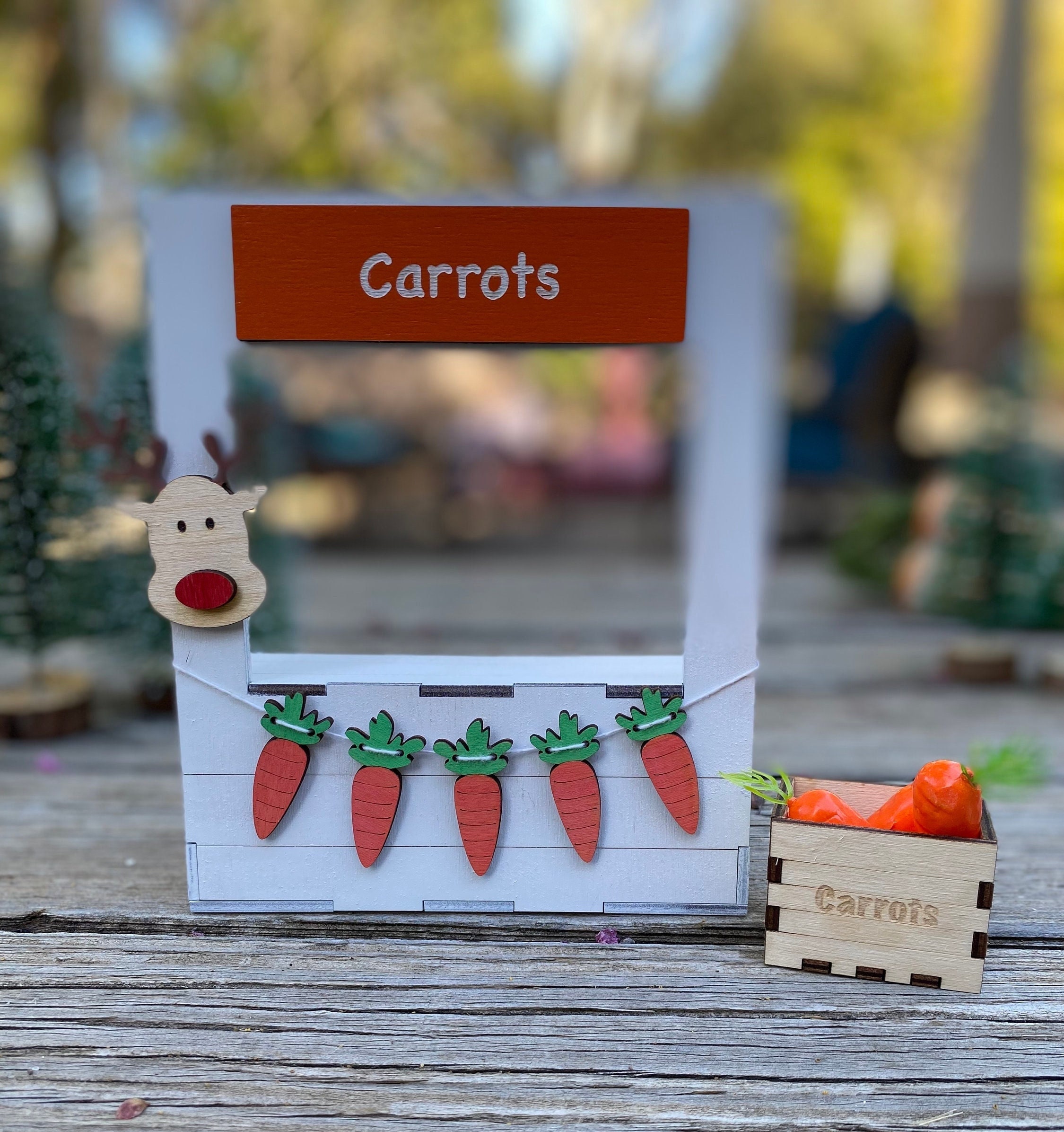 Carrot Stand, Elf Carrots for Reindeer Stand, Elf Kit, Elf Prop, Elf ...