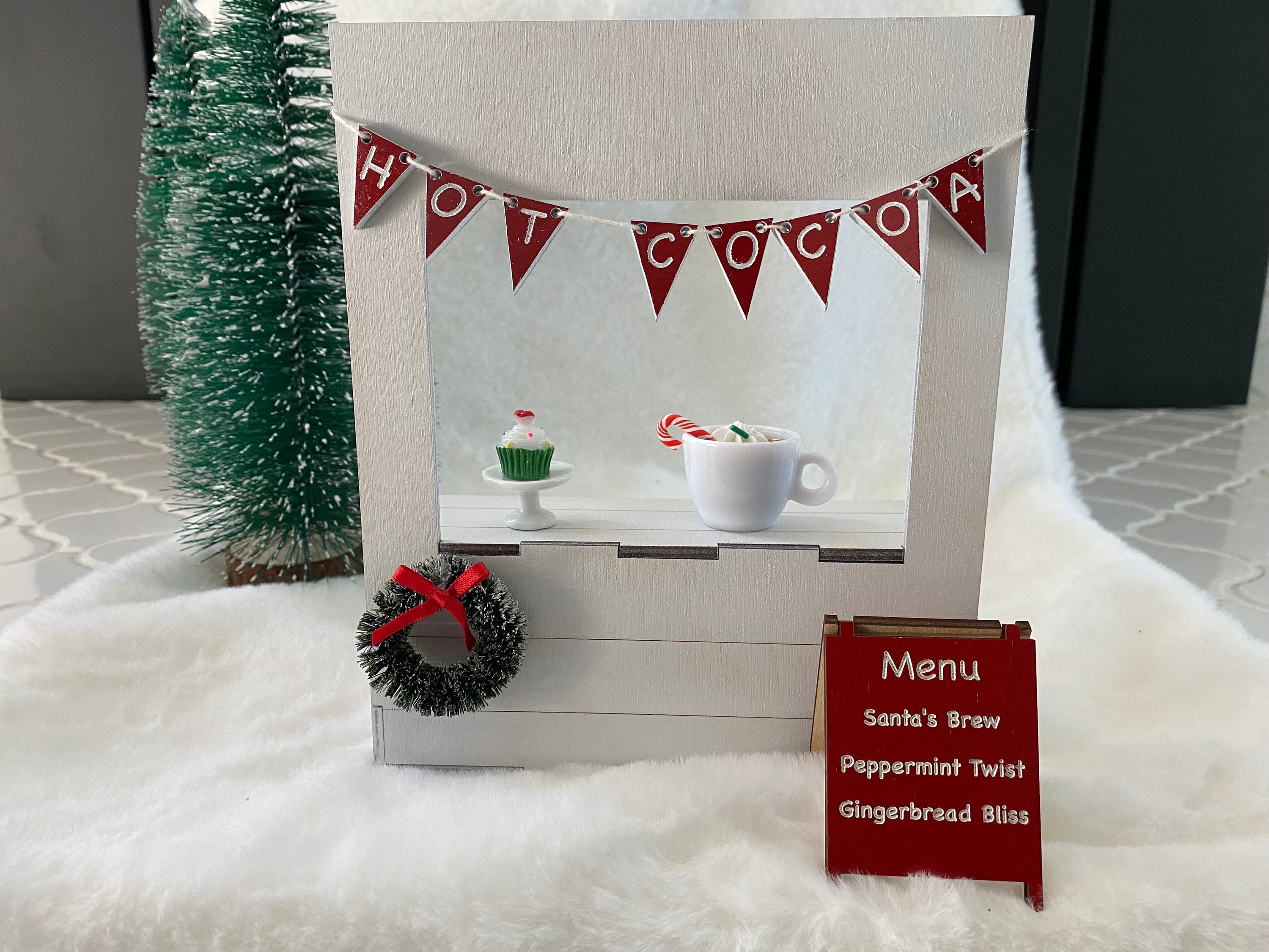 Elf Hot Cocoa Stand Hot Chocolate Stand Elf Prop Elf - Etsy