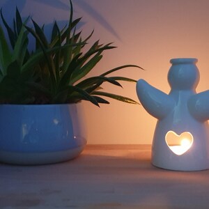 Angel Tea Light Candle Holder Tealight Holder Guardian Angel - Etsy UK