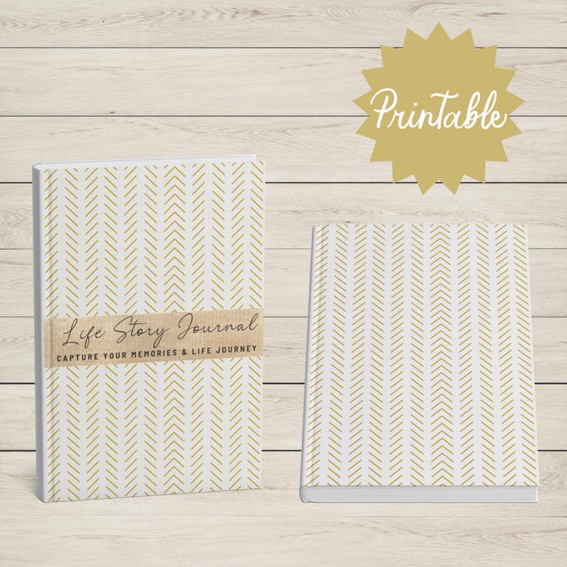 My Life Story Journal, Printable Memory Journal, Legacy-building Diary ...