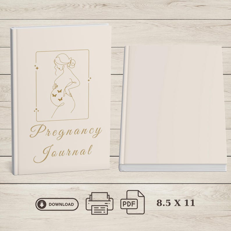 Printable Pregnancy Journal, Digital Pregnancy Planner, Pregnancy ...