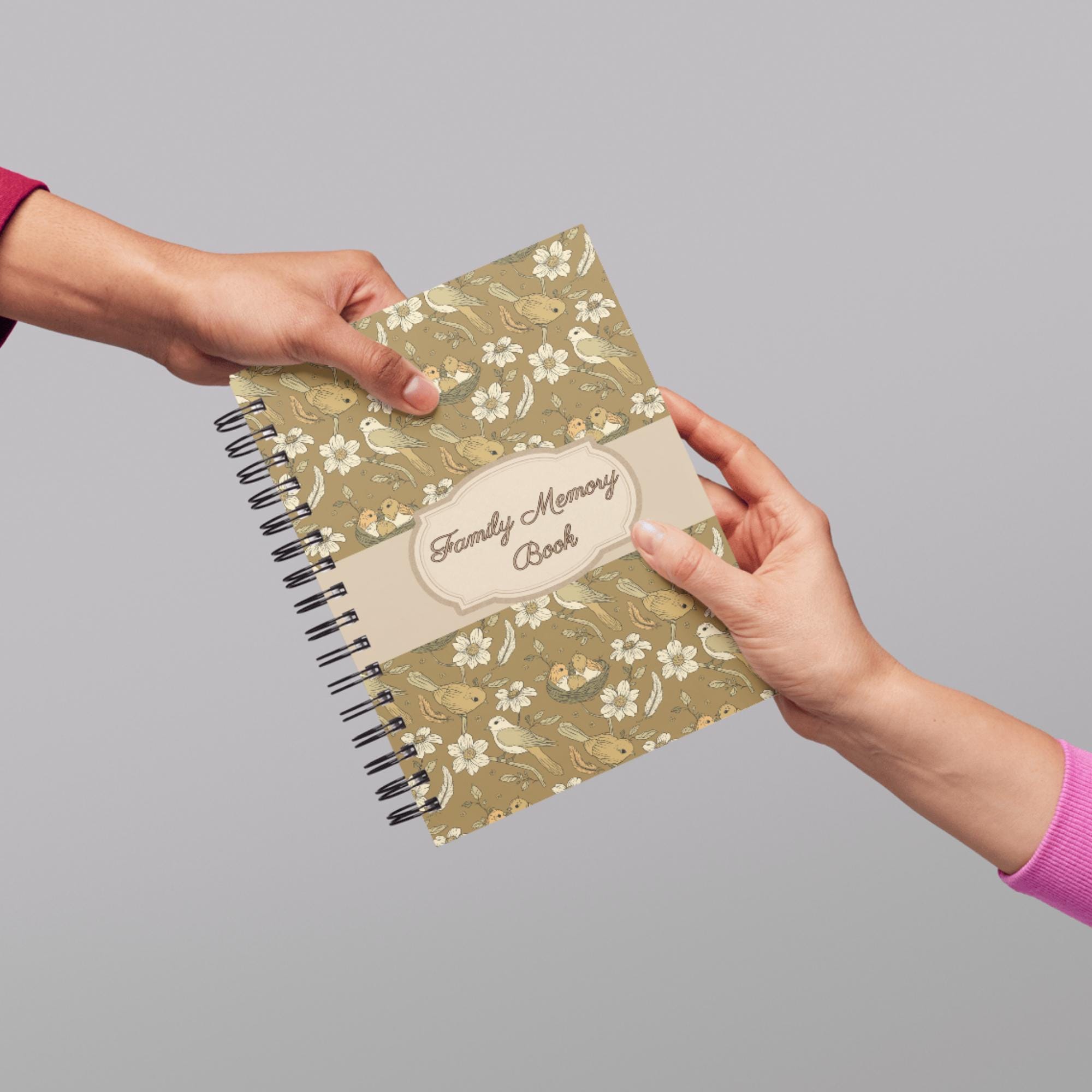 Family Memory Book | Printable Family Journal | Ancestry & Life Story ...