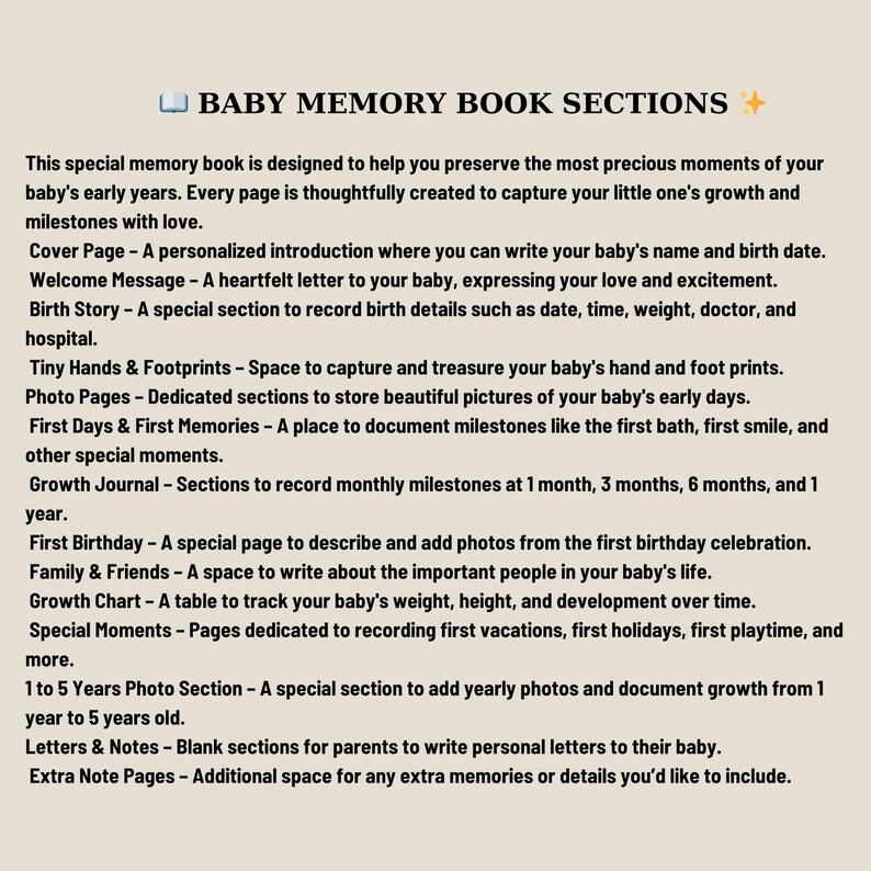 Personalized Baby Memory Book | Cute Teddy Bear Baby Journal | Baby ...