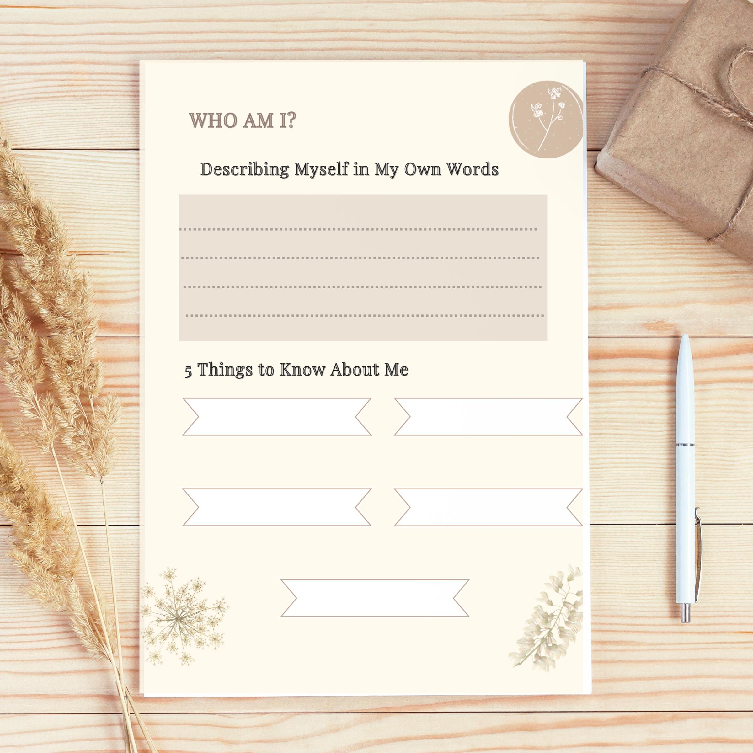 My Life Story Journal, Printable Memory Journal, Legacy-building Diary ...